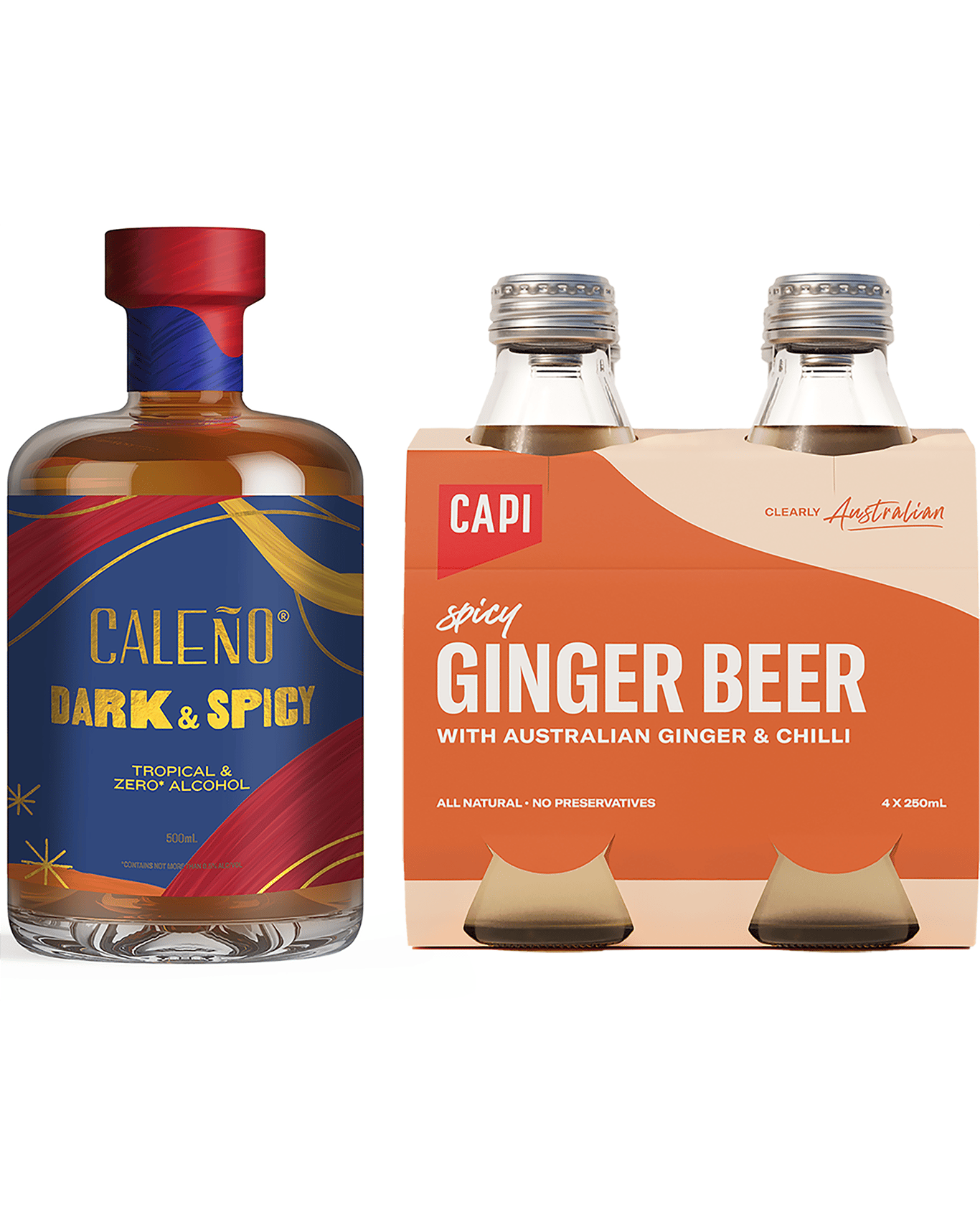 Buy Caleno Dark & Spicy And Capi Ginger Beer Bundle Online @Lowest Price