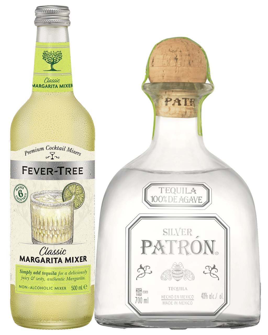 Buy Patron Blanco 700ml & Fever Tree Margarita 500ml Bundle Online ...