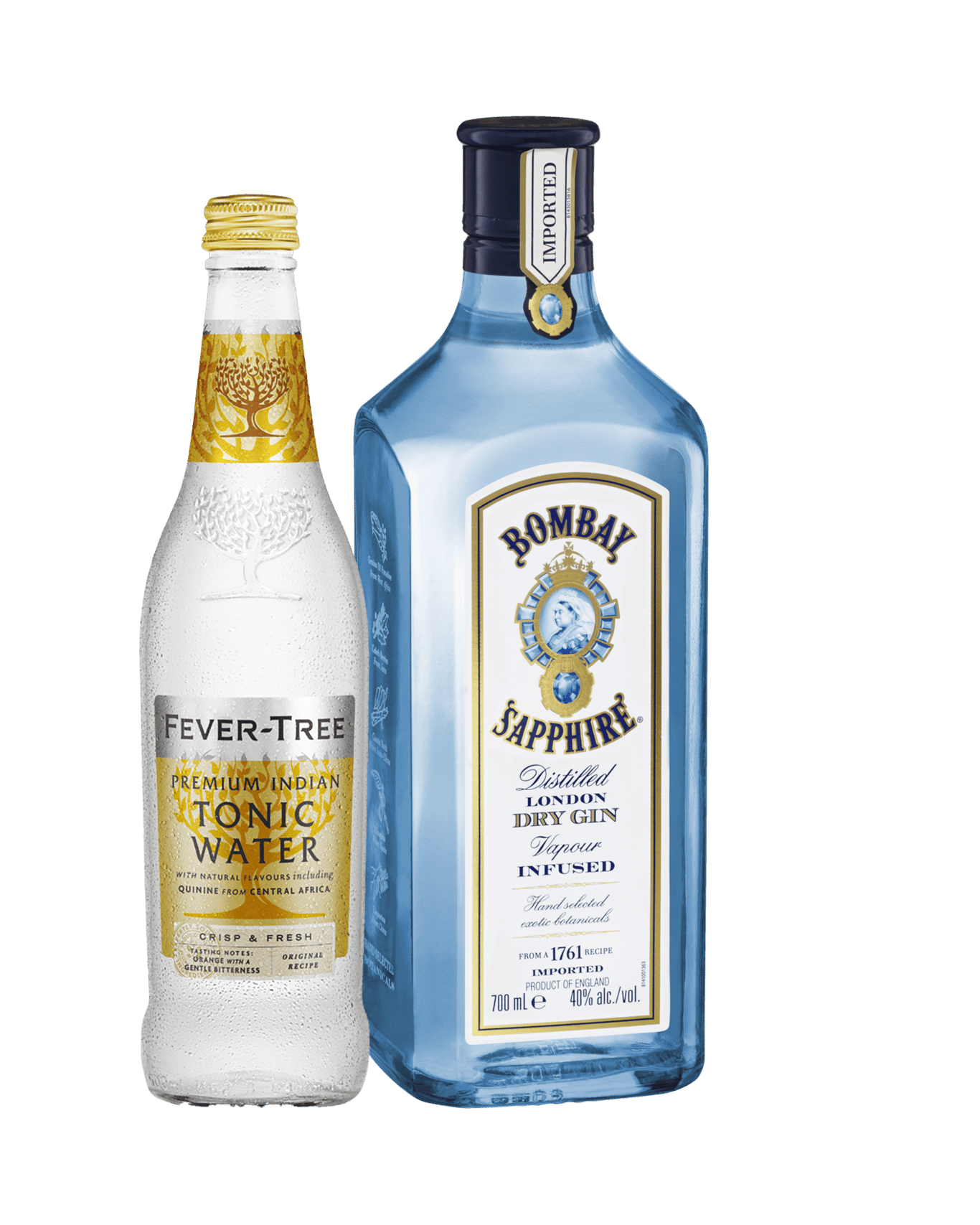 Buy Bombay Sapphire London Dry Gin 700ml And Fever Tree Premium Tonic ...