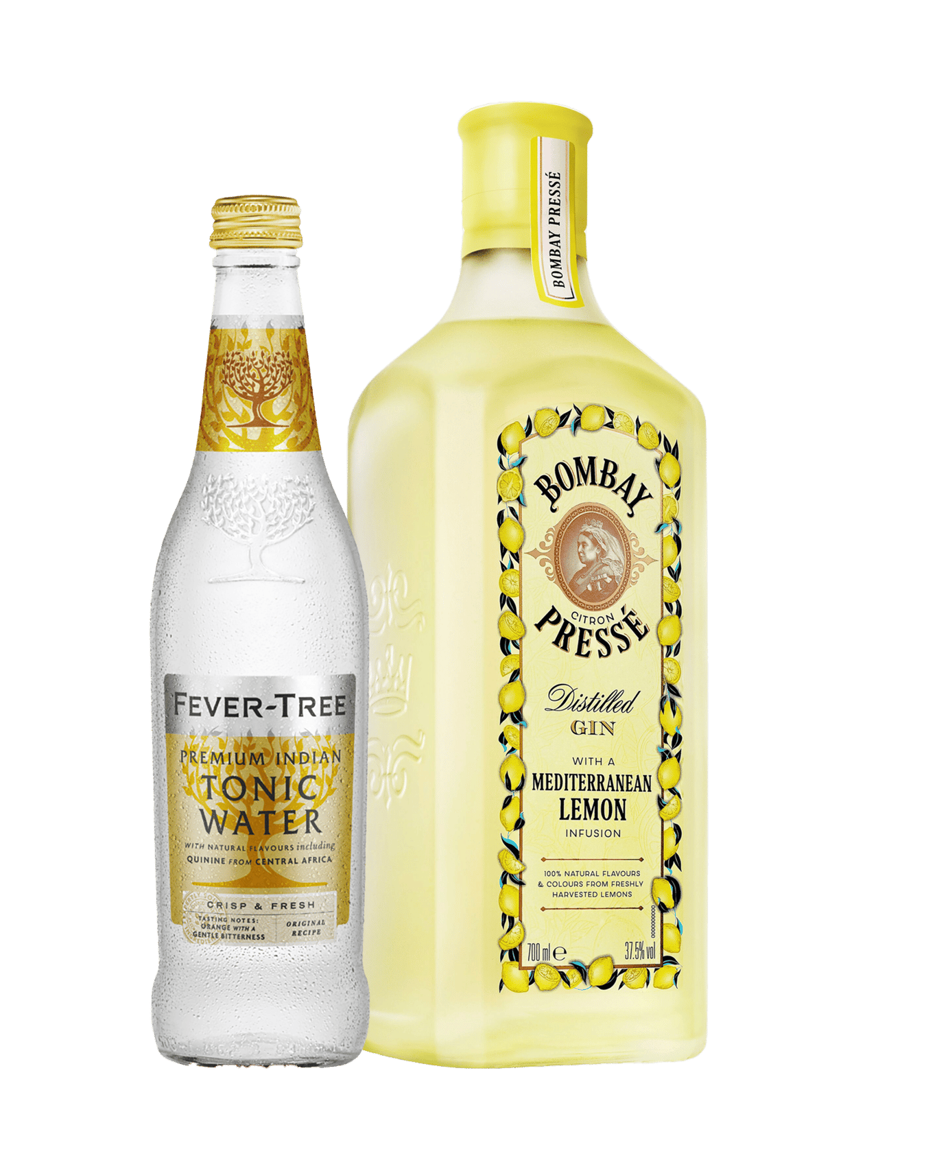 Buy Bombay Sapphire Citron Presse Gin 700ml And Fever Tree Premium ...