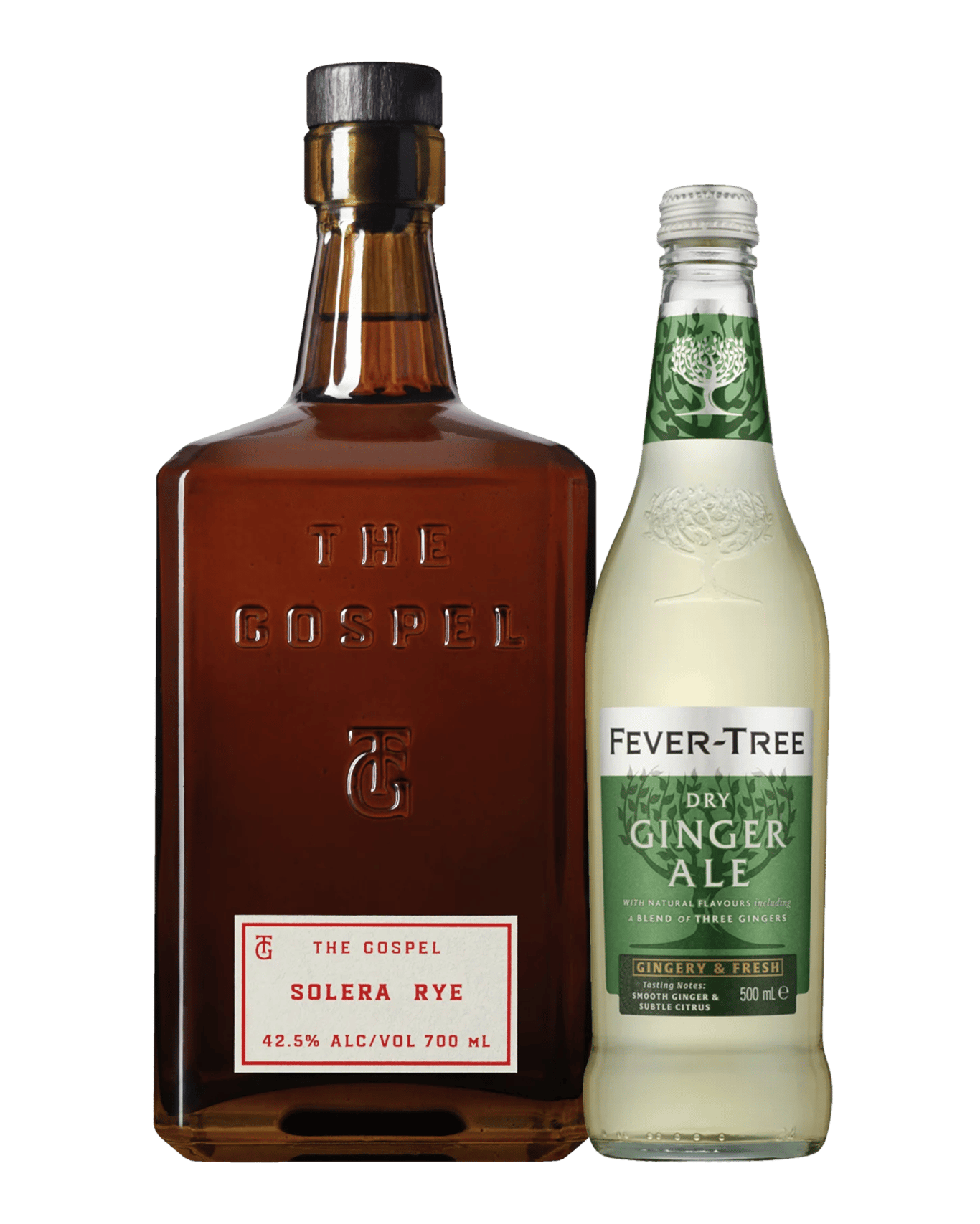 Buy The Gospel Solera Australian Rye 700ml And Fever-tree Ginger Ale ...
