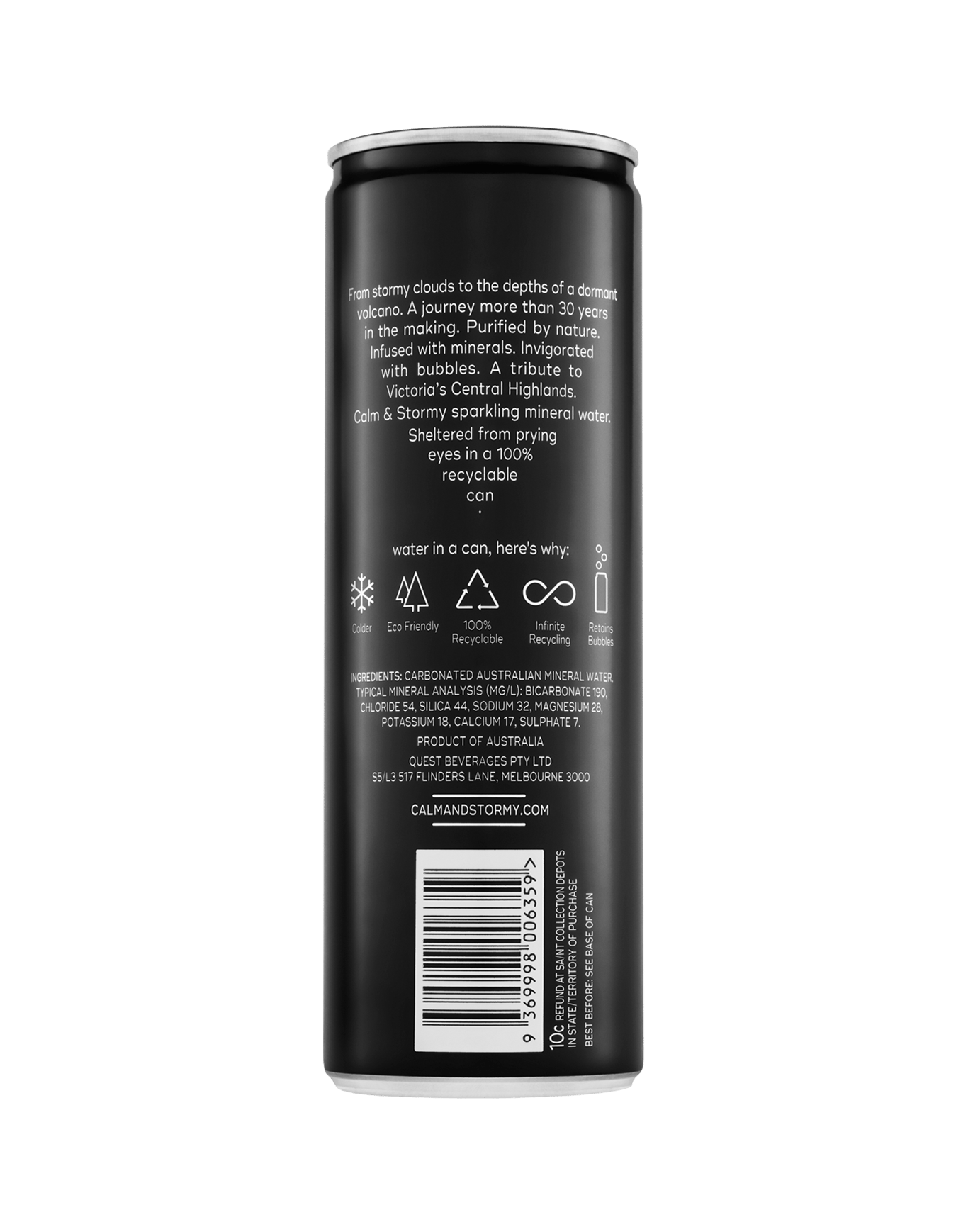 Buy Calm & Stormy Sparkling Mineral Water 300ml Online @Lowest Price