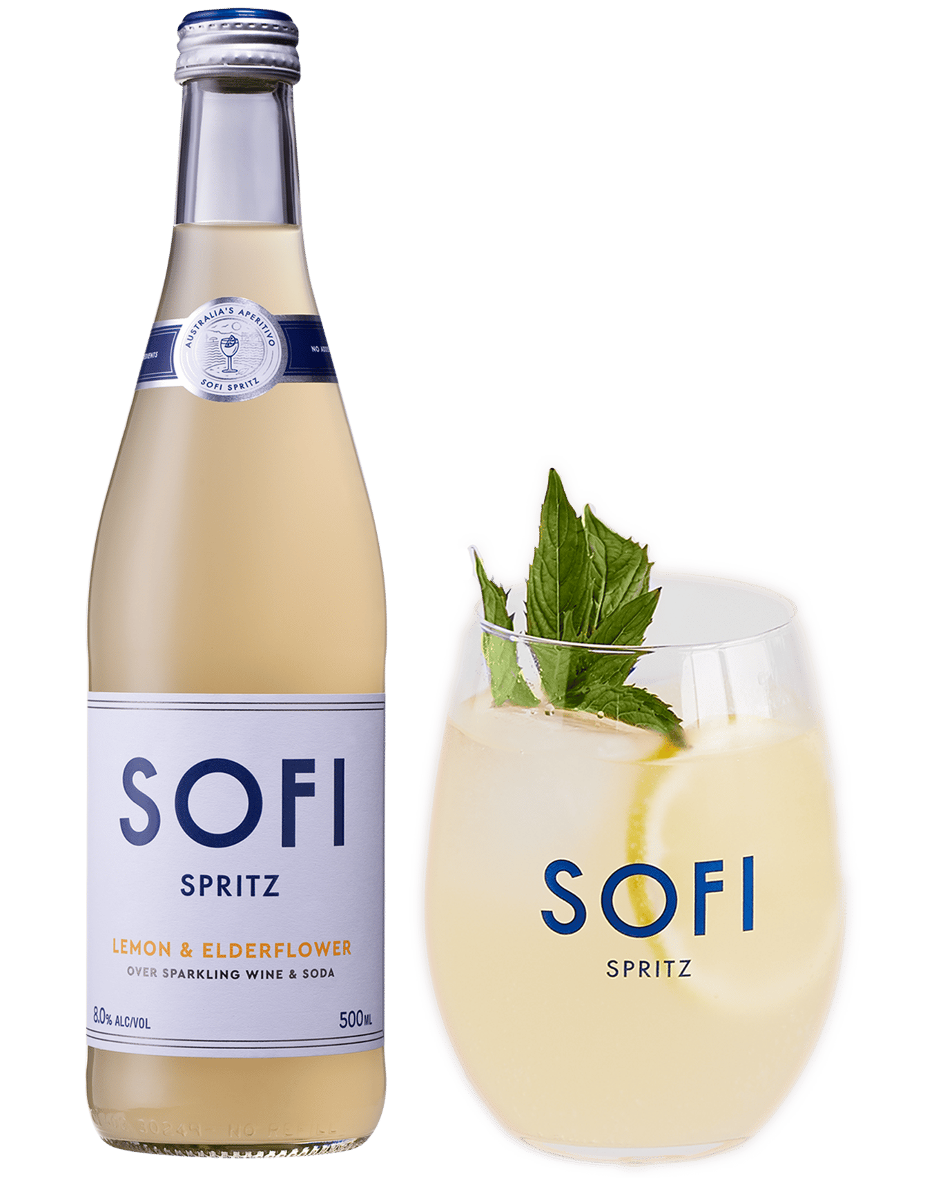 Buy Sofi Spritz Lemon & Elderflower Spritz 500ml Online @Lowest Price
