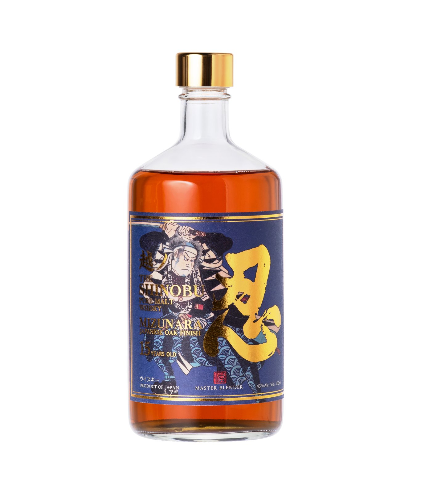 Buy The Shinobu 15 Year Old Mizunara Oak Finish Japanese Whisky 700ml ...