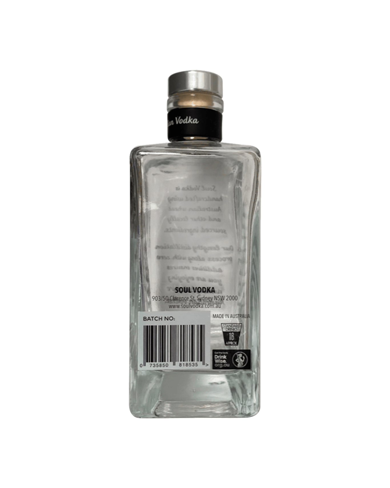 Buy Soul Vodka Australian Small Batch 500ml Online @Lowest Price