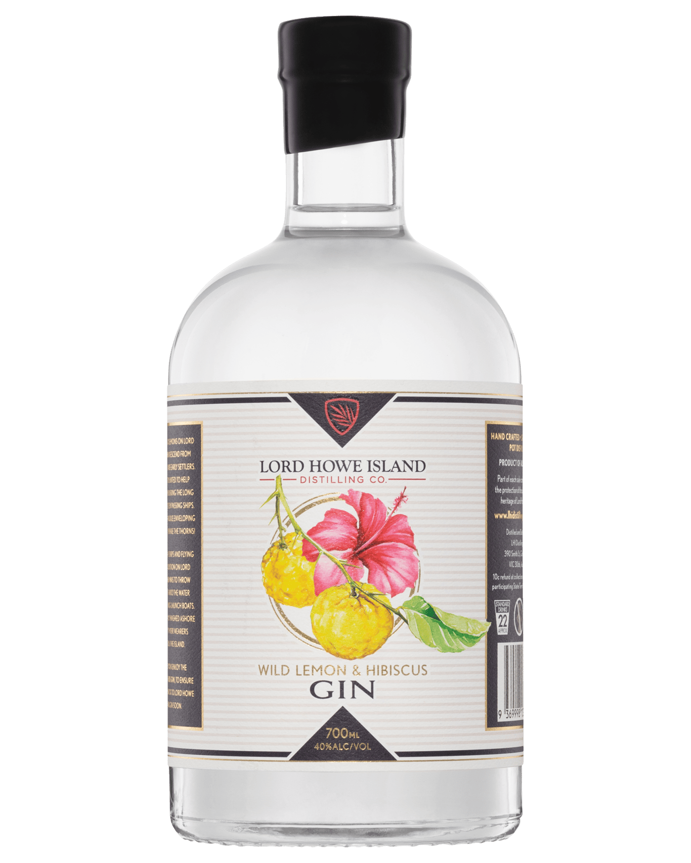 Buy Lord Howe Island Distilling Co. Wild Lemon & Hibiscus Gin 700ml ...