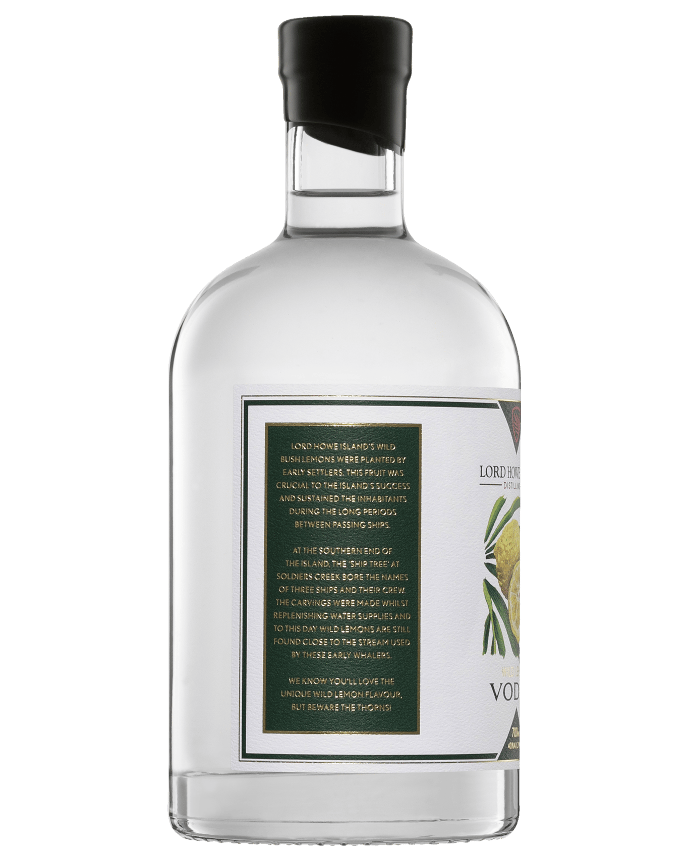 Buy Lord Howe Island Distilling Co. Wild Lemon Vodka 700ml Online ...