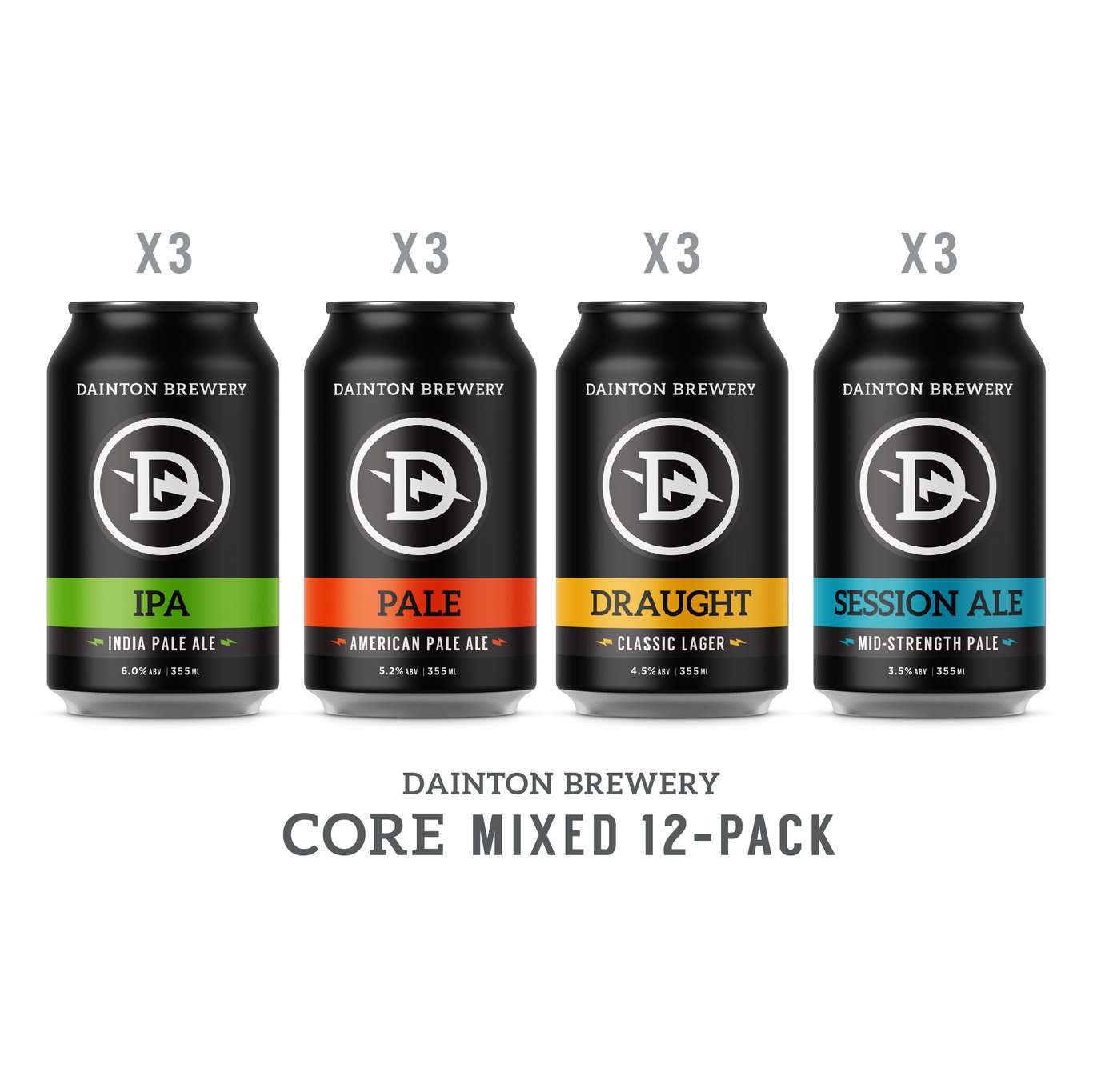 Buy Dainton Brewery Core Box - Mixed 12 Pack Online @Lowest Price